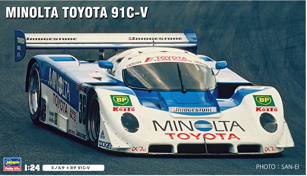 Hasegawa 21156 1/24 Minolta Toyota 91C-V