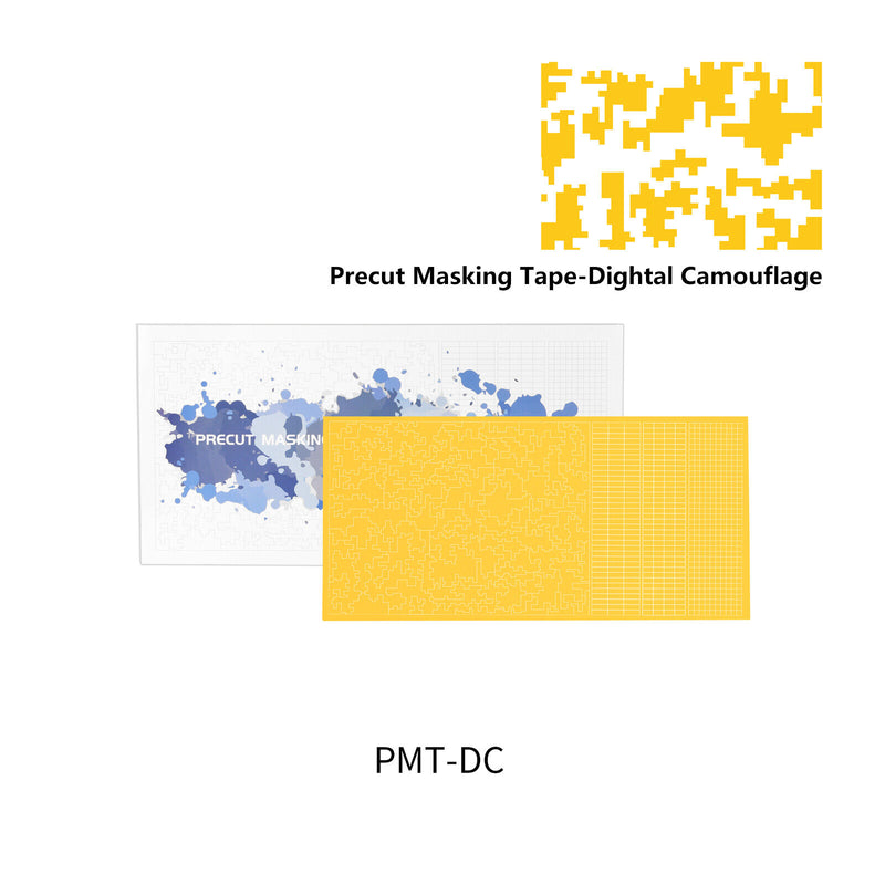DSPIAE PMT-DC Precut Masking Tape - Digital Camouflage