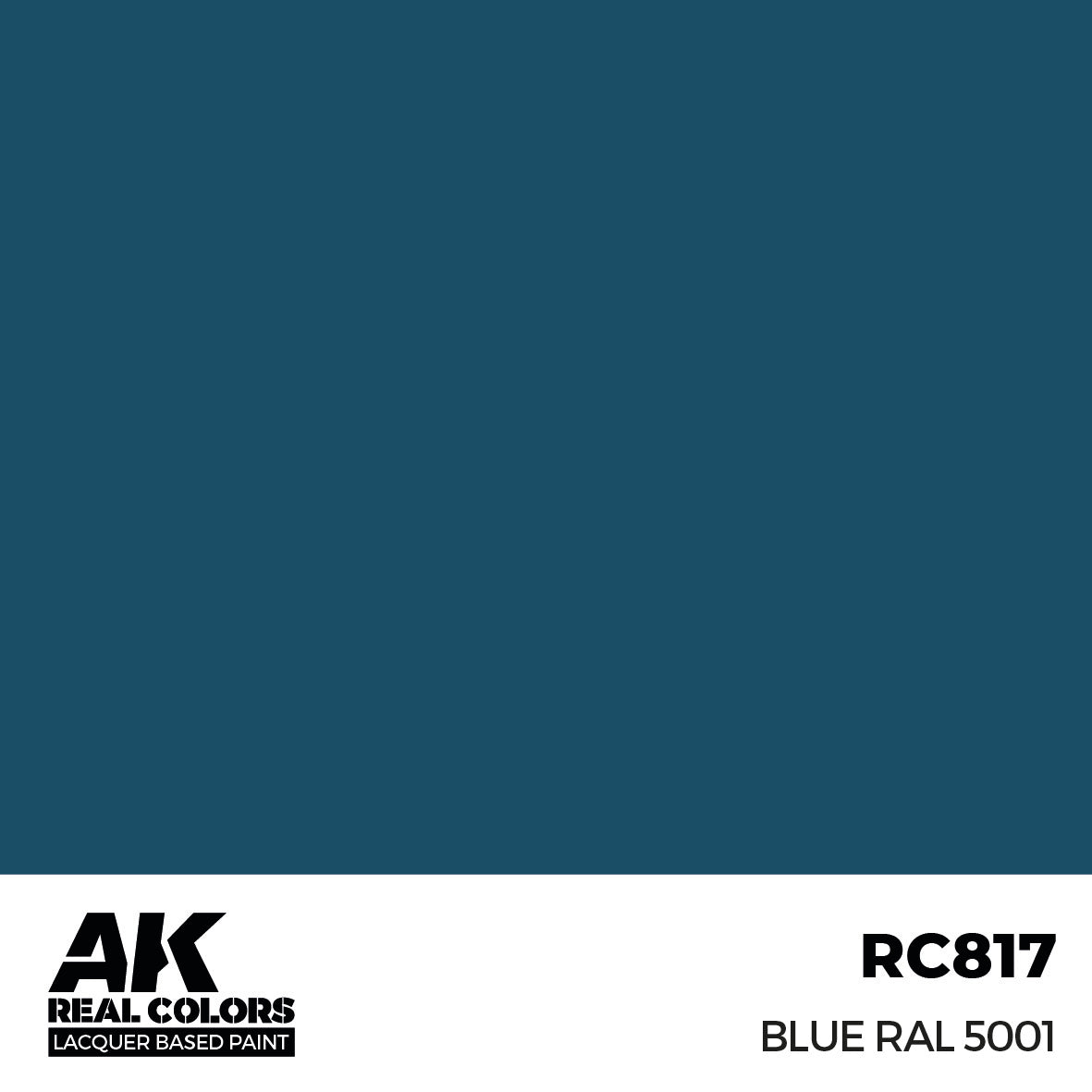 AK Interactive RC817 Real Colors Blue RAL 5001 17ml
