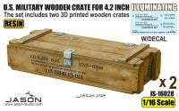 Jason Studios 16028 1/16 U.S. Military Wooden Crate for 4.2" Illuminat