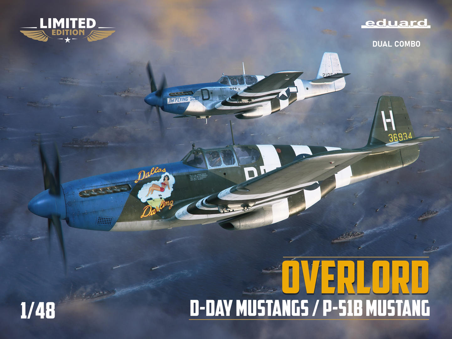 Eduard ED11181 OVERLORD: D-DAY MUSTANGS / P-51B MUSTANG DUAL COMBO