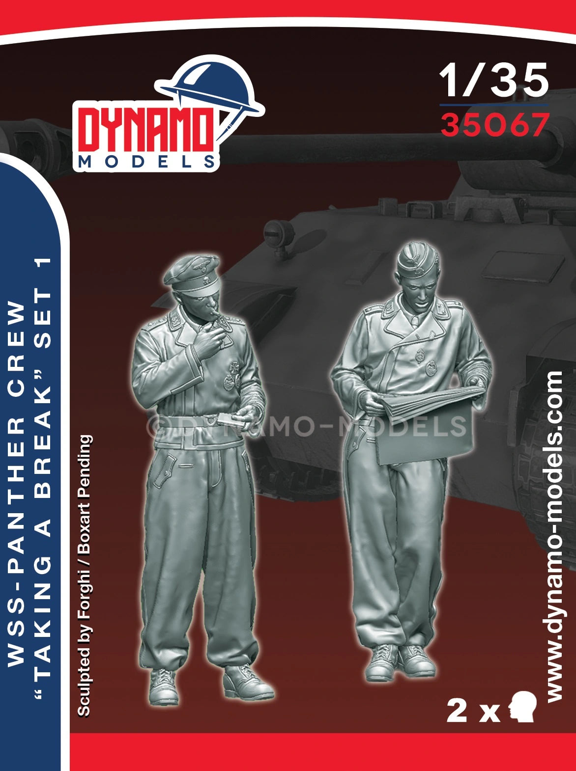 Dynamo DYM35067 1/35 WSS Panther Crew “Taking a Break” SET 1