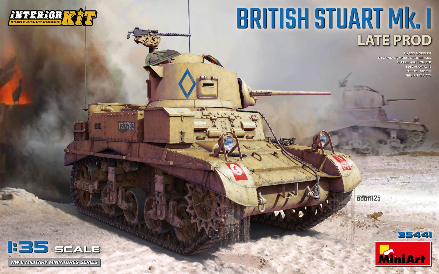 MiniArt 35441 1/35 British Stuart Mk. I Late Prod. Interior Kit