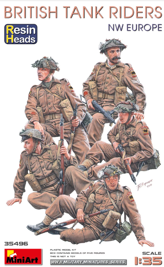 MiniArt 35496 1/35 BRITISH TANK RIDERS NW EUROPE