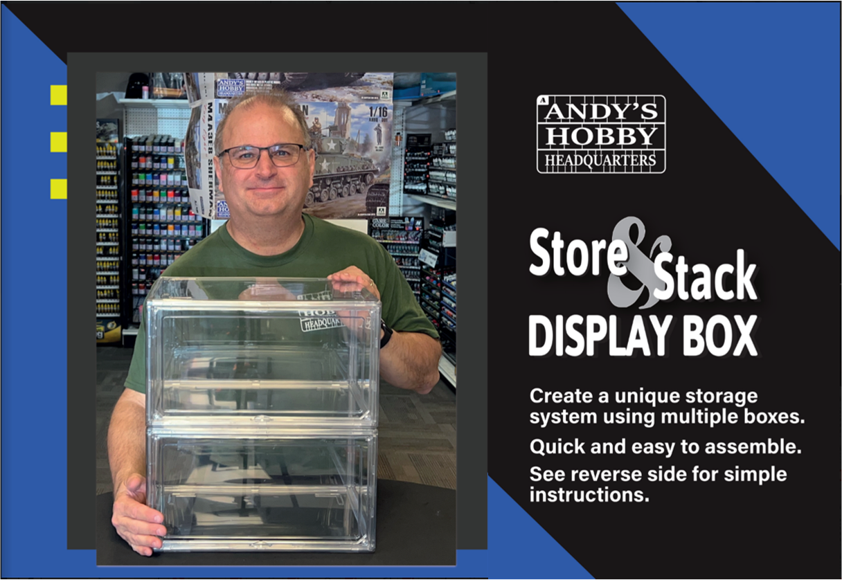 Andy's Hobby Headquarters AHHQ Acrylic Display Box