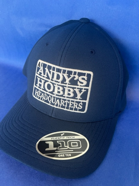 Official Andy's Hobby Headquarters Flexfit Cool & Dry Cap - NAVY/Adjus