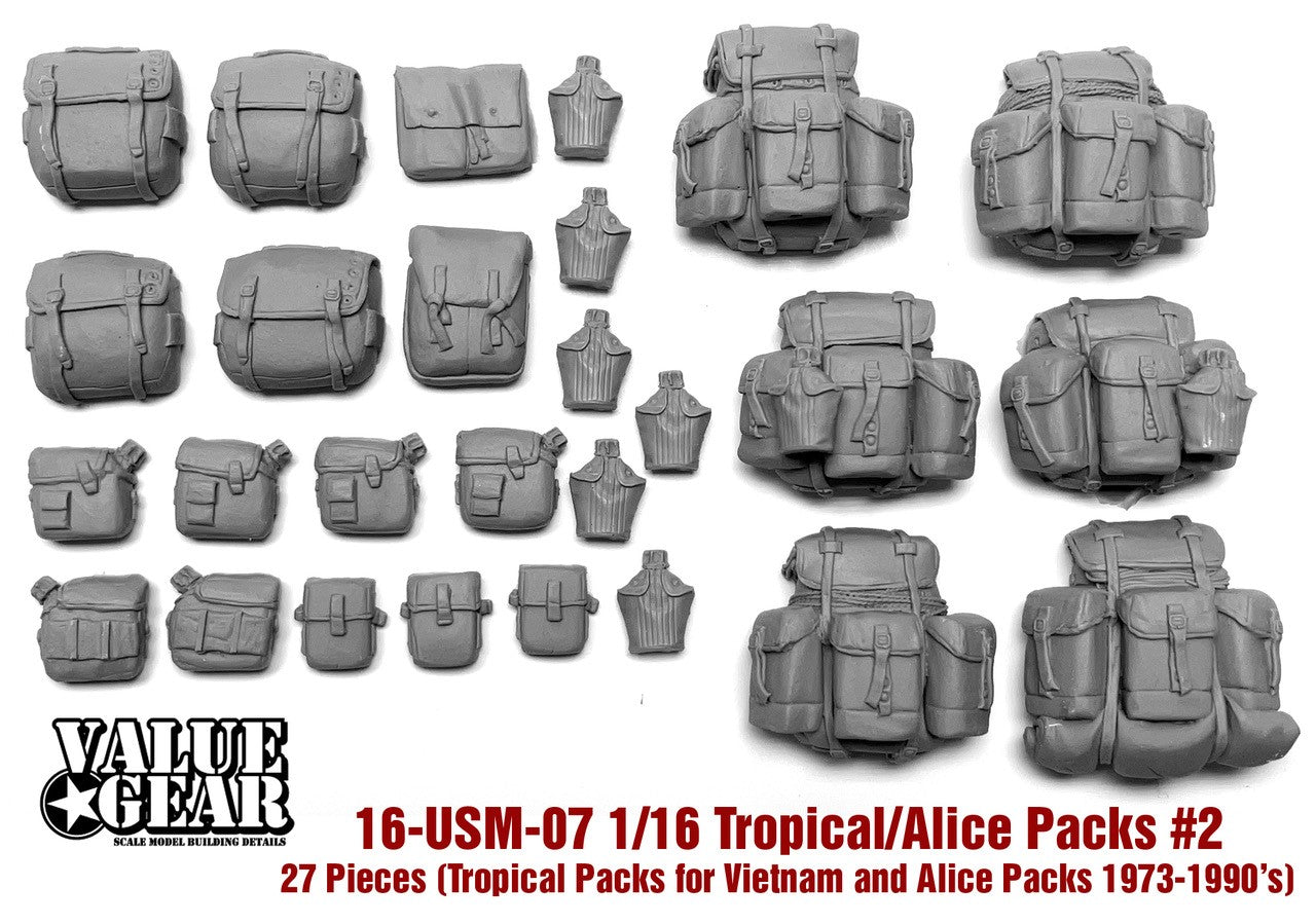 Value Gear 16USM07 1/16 Vietnam Tropical/Alice & Butt Packs #2 (Packs