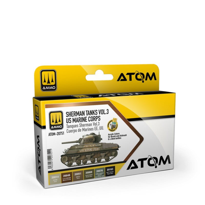 AMMO by Mig 20751 Sherman Tanks Vol 3 WWII US Marine Corps Set