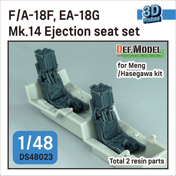 Def Model DS48023 1/48 F/A-18F, EA-18G Super Hornet Mk.14 seat set for