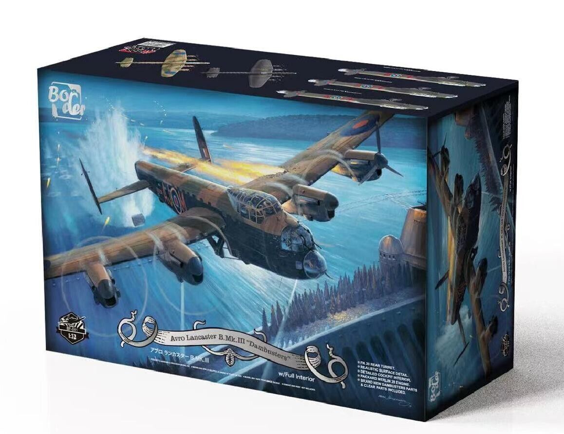 Border Model 1/32 Avro Lancaster B Mk. III "Dambuster" full Interior