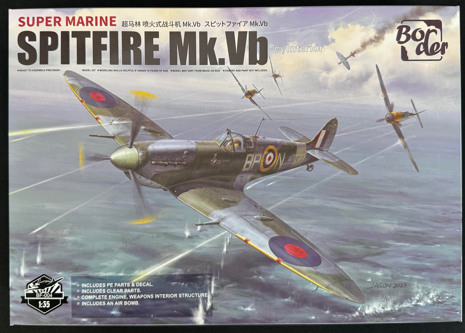 Border Models BF004 1/35 Supermarine Spitfire Mk.Vb with full interior