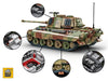Build Army BA0182C WW2 German King Tiger (Camouflage)