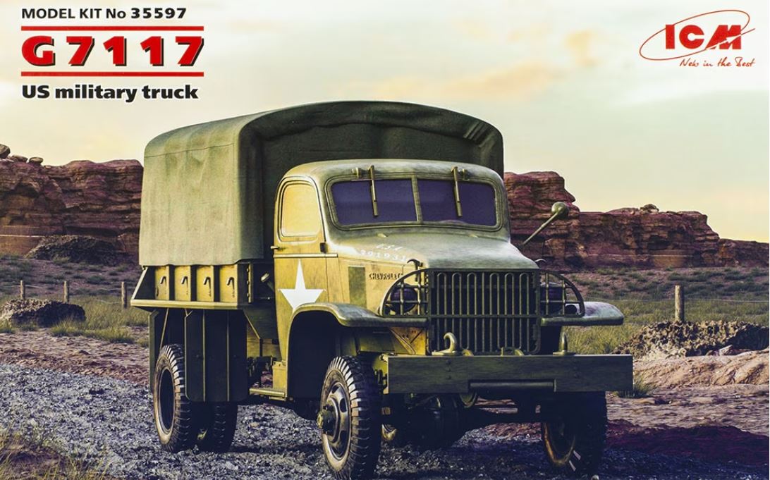ICM 35597 1/35 G7117 US Military Truck all the products in any of thes