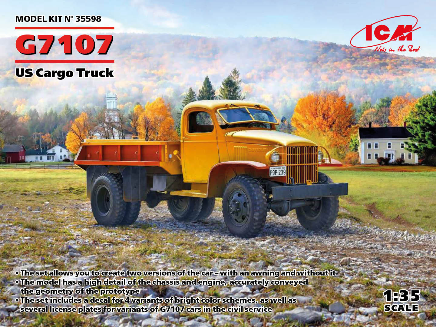 ICM 35598 1/35 G7107 US Cargo Truck