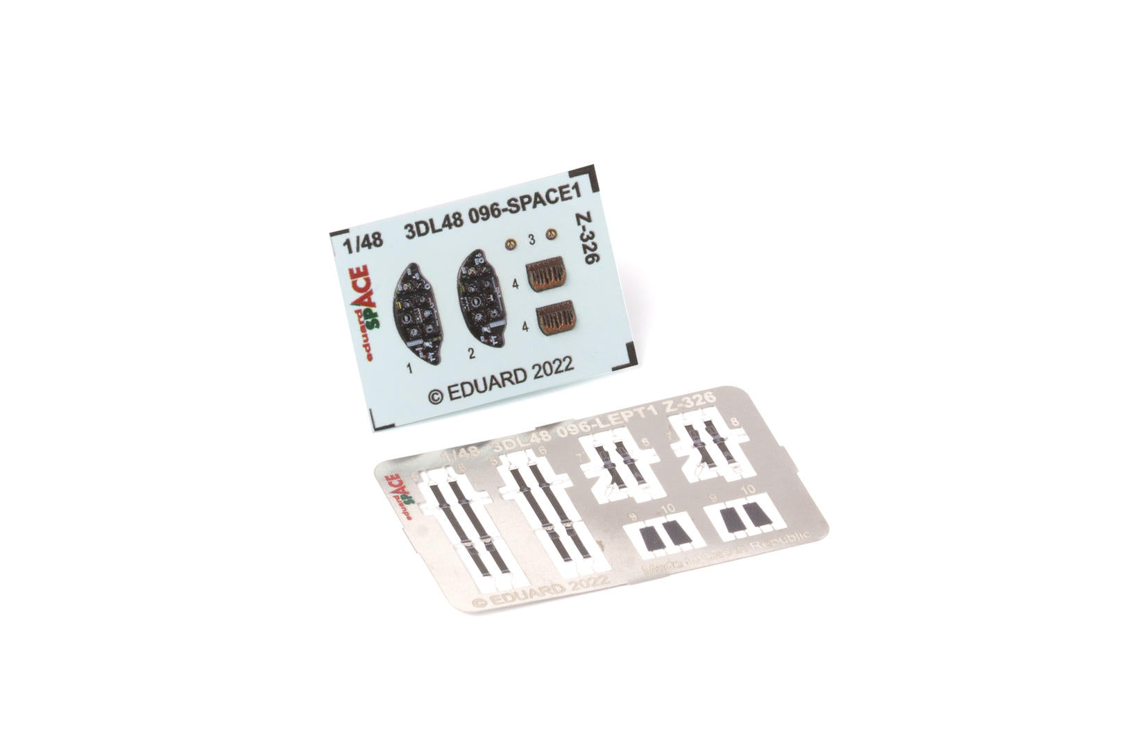 Eduard 3DL48096 1/48 Z-326 Space 3D Decals + Etched Parts