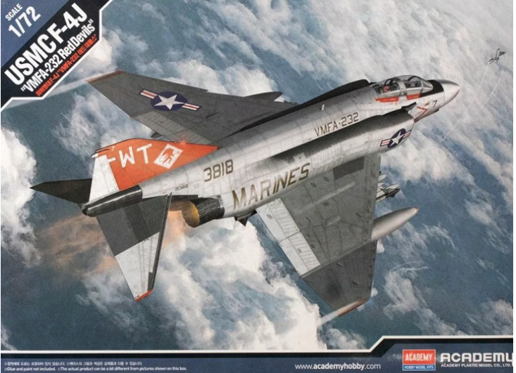 Academy 12556 1/72 USMC F-4J ""VMFA-232 Red Devils"
