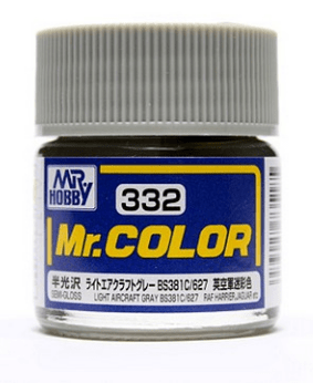 Mr. Hobby Mr. Color 332 - Light Aircraft Gray BS381C 627 (Semi-Gloss/A
