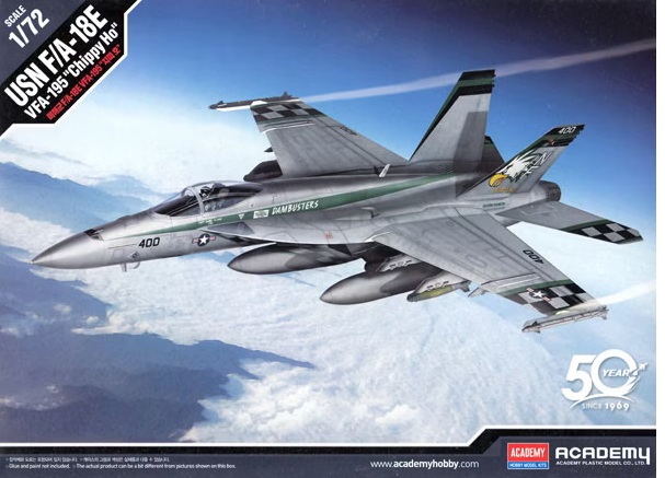 Academy 12565 1/72 USN F/A-18E VFA-195 "Chippy Ho"