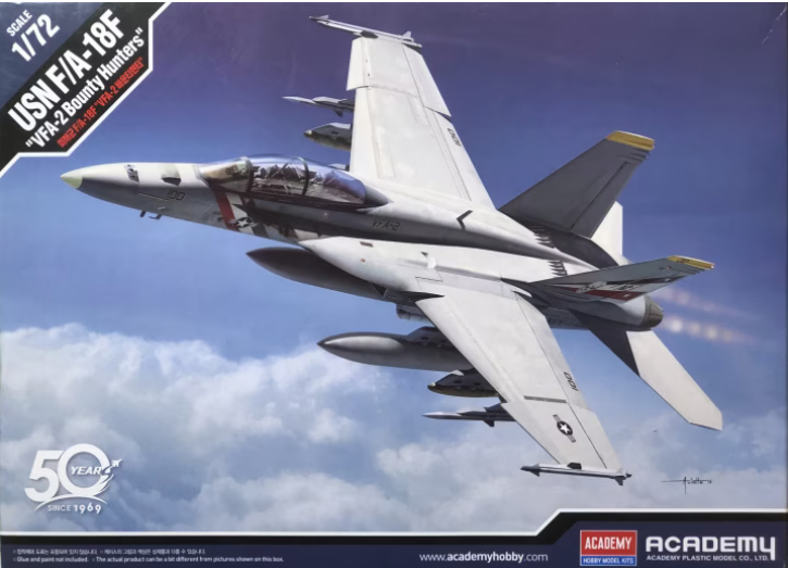 Academy 12567 1/72 USN F/A-18F VFA-2 "Bounty Hunters"
