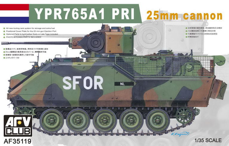 AFV Club 35119 1/35 YPR-765A1 PRI SFOR)