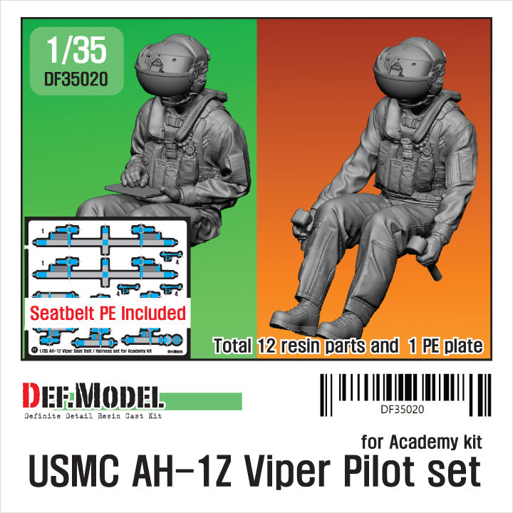 Def Model Df35020 1 35 Usmc Ah 1z Viper Pilot Set For Academy