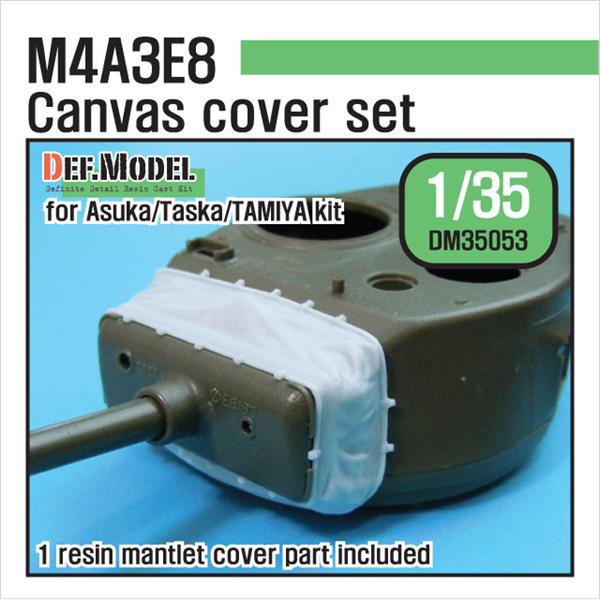 Def Model DM35053 1/35 M4A3E8 Mantlet Canvas Cover set (for Asuka/Task