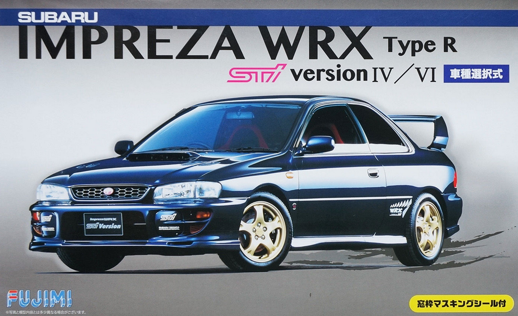 Fujimi 039398 1/24 Subaru Impreza STI Version IV/VI - with window fram