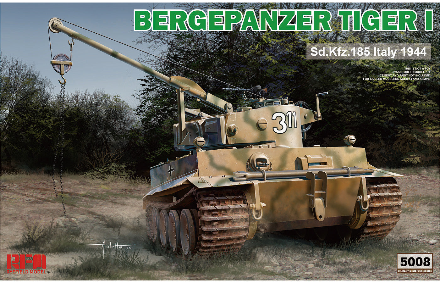 Rye Field Model 5008 1/35 Bergepanzer Tiger I